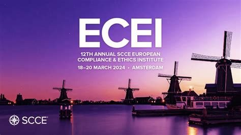 Amsterdam Scce Ecei2024 Corporatecompliance Ethics Networking
