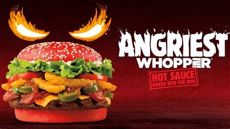 Burger King Angriest Whopper Review Burger Mexican Burger Burger King