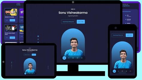 Sonu Vishwakarma On Linkedin React Js Portfolio Website Responsive Portfolio Website Using