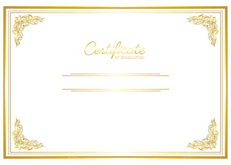 Certificate Border Design Vector Hd Images Certificate Border Frame
