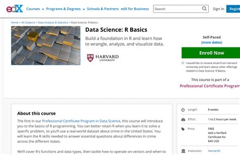 Best R Programming Courses Tutorials And Classes With A Certificate Online