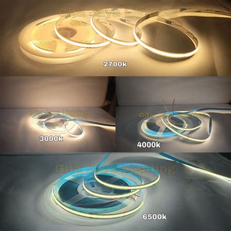 Jual Led Strip Light Cob Lampu Strip Volt Led V Lampu Pita Meter K Jakarta