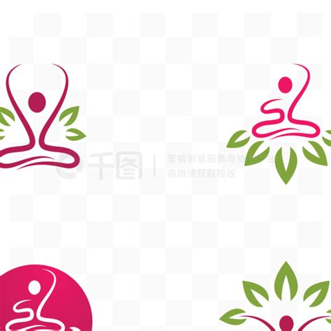 水疗中心徽标莲花设计徽标模板图标模板免费下载eps格式1500像素编号37529383 千图网