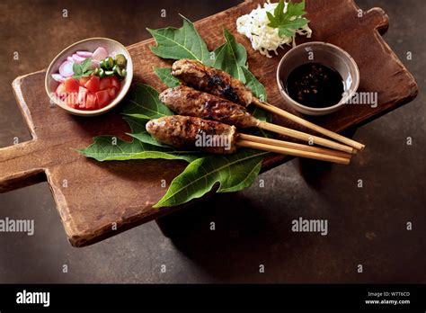 Sate Buntel Solo Minced Lamb Satay From Solo Surakarta Central Java