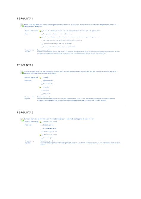 Programação Orientada A Objetos I Questionário Unidade Ii Revisar