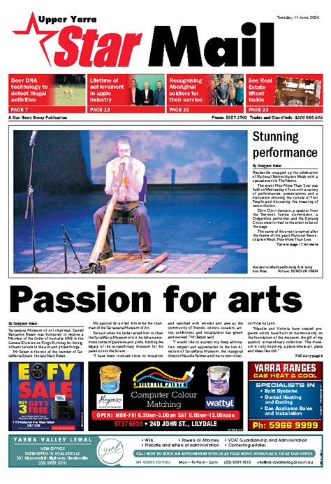 Mail Upper Yarra Star Mail 11th June 2024 Upper Yarra Star Mail
