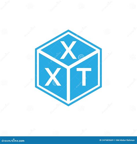 Xxt Letter Logo Design On Black Background Xxt Creative Initials