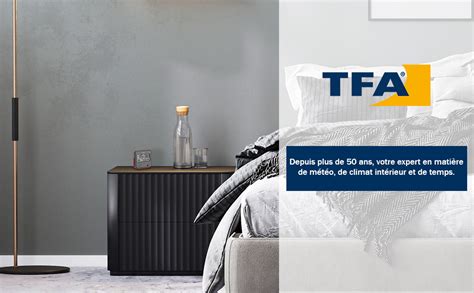 TFA Dostmann Réveil de Voyage numérique Buzz avec Alarme vibrante et Forte tonalité