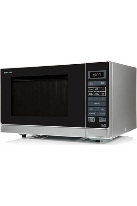 Sharp R372slm Silver 900w 25l Microwave Kitchen Economy