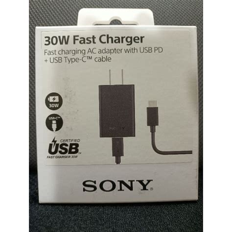 全新sony Xqz Uc1 原廠30w Pd快速充電器 原廠公司貨 蝦皮購物