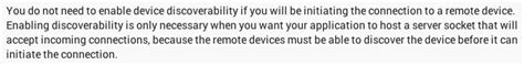 android making bluetooth discoverable without user confirmation
