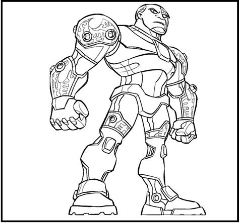 Simples Cyborg Para Colorear Imprimir E Dibujar Coloringonlycom Porn