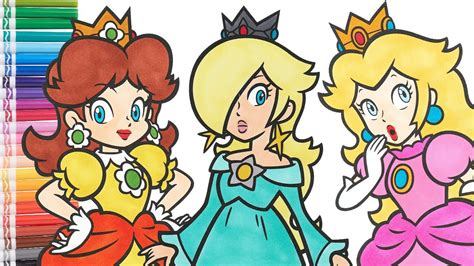 Bw Coloring Pages Mario Bros Rosalina 197680