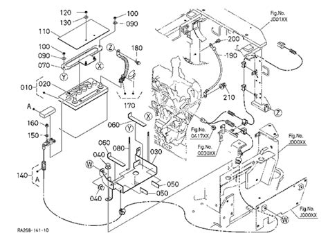 Kubota U17 5 B40000 Battery Parts And Diagram