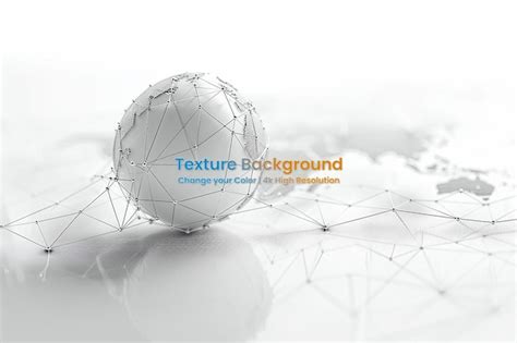 Cloud Computing And Global Networks Concept Design With Earth Globe And Geometric Network