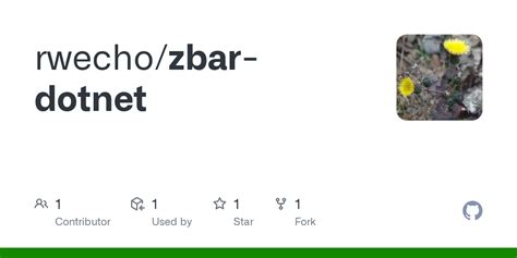 GitHub Rwecho Zbar Dotnet