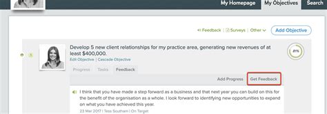 Day Four Collaborating On Objectivemanager Objectivemanager Help
