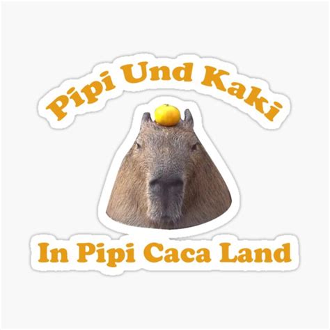 Pipi Und Kaki In Pipi Caca Land Sticker For Sale By Agzoulines