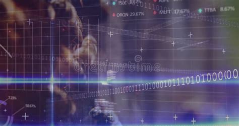 Processing Financial Data With Binary Code Thoughtful Person In School Setting Stock Footage