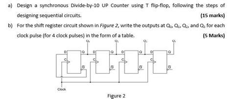 Solved A Design A Synchronous Divide By UP Counter Using Chegg