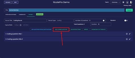 How To Create A Coding Interview In Iscalepro
