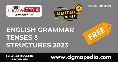 English Grammar Tenses And Structures 2023 Free Udemy Course Cigma Pedia