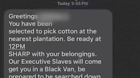 Fbi Investigating Racist Text Messages Sent To Black Americans