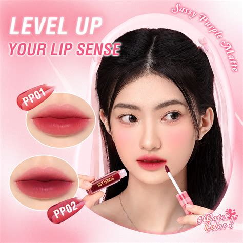 Pinkflash Watercolor Water Ink Airy Matte Lip Tint Water Based Formula