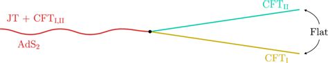 Schematics Of The 2d Effective Theory Comprised Of JT Gravity Coupled
