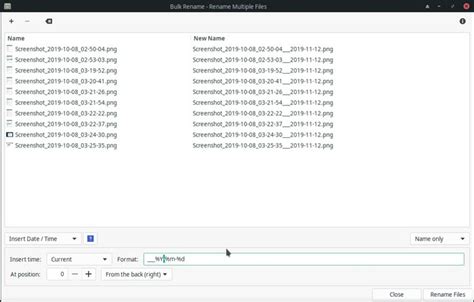 How To Bulk Rename Files In Linux With Thunars Bulk Rename Tool Make