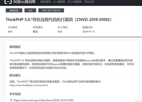 Thinkphp漏洞总结csdn Thinkphp Csdn博客