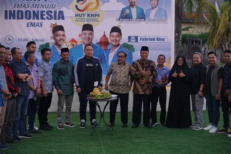 Doa Nanda Satria Di Perayaan HUT Ke 50 KNPI Terus Eksis Jadi Wadah