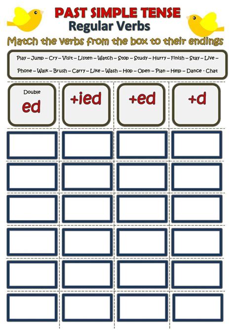Free Ed Ending Worksheet Download Free Ed Ending Worksheet Png Images Free Worksheets On