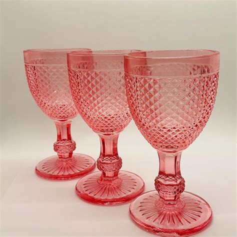Pink Goblets Etsy