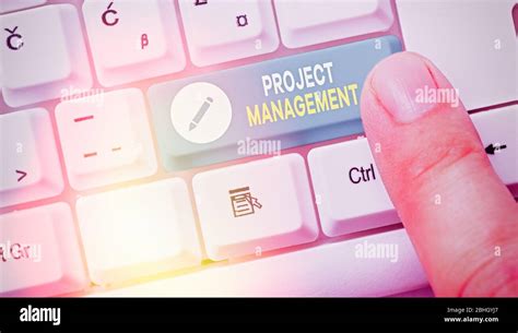 Handwriting Text Project Management Conceptual Photo Application