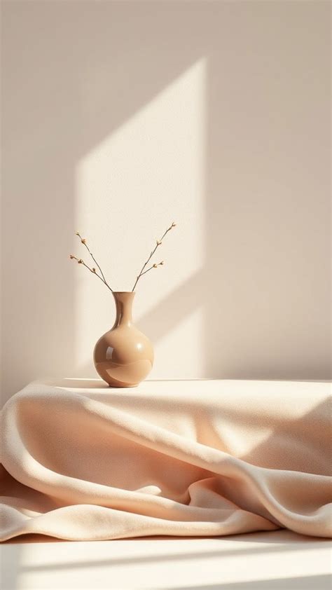 Минималистичный фон с элегантной вазой и мягким текстилем · Получи фоны для сторис по ссылке