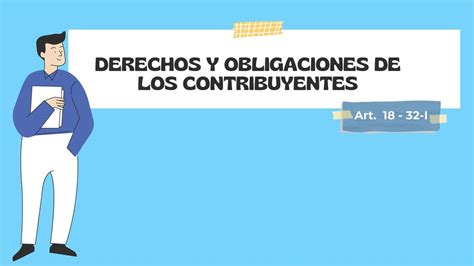 Derechos Y Obligaciones De Los Contribuyentes Alin Jiménez Udocz