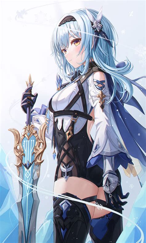 Genshin Impact Chicas Anime Eula Genshin Impact Fondo De Pantalla