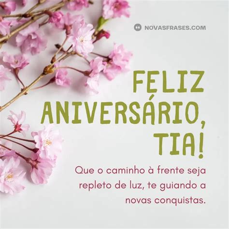 30 frases de feliz aniversário para tia