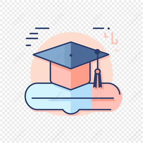 그림 평면 아이콘을 졸업 벡터개요욱스스케치 Png 일러스트 무료 다운로드 Lovepik