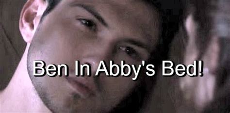 Days Of Our Lives Dool Spoilers Ben Winds Up In Bed With Abby