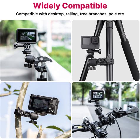 Ulanzi R099 Super Clamp Mount 360 หมุนได้ Mini Ball Head 14นิ้วสกรู