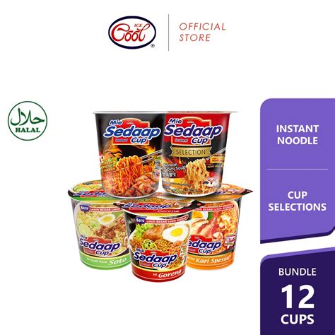 Mie Sedaap Instant Cup Noodle X Cups Halal Shopee Singapore