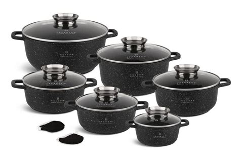 Edenberg Topf Set 12 Tlg Induktion Glasdeckel Kochtopf Topfset Keramik