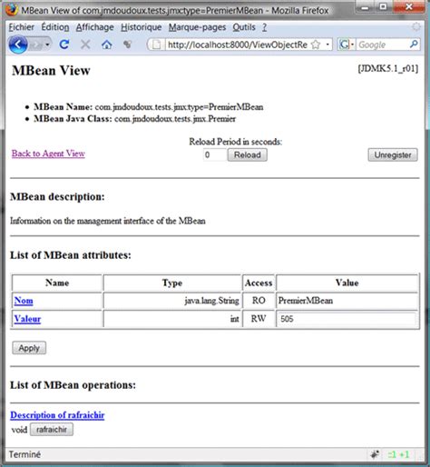 Développons en Java JMX Java Management Extensions