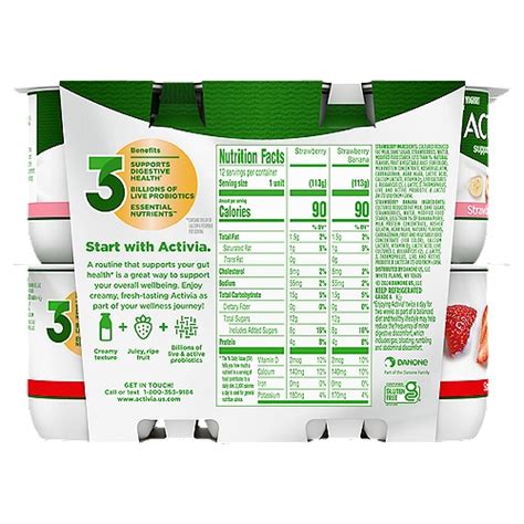 Activia Nutrition Facts Strawberry Besto Blog