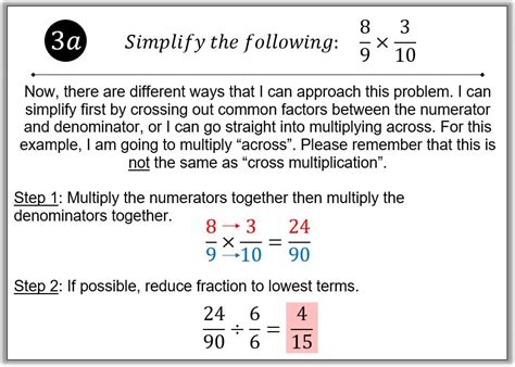 Multiplying Fractions Math In Demand