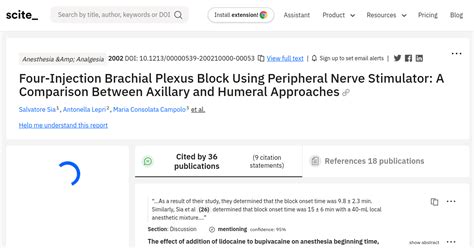 Four Injection Brachial Plexus Block Using Peripheral Nerve Stimulator