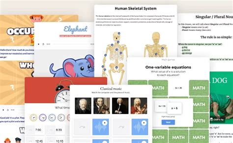 Interacty Create Educational Games And Interactive Worksheets