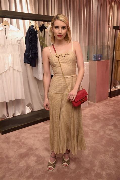 Amanda Seyfried And Emma Roberts At Fendi Celebrates Baguette In New